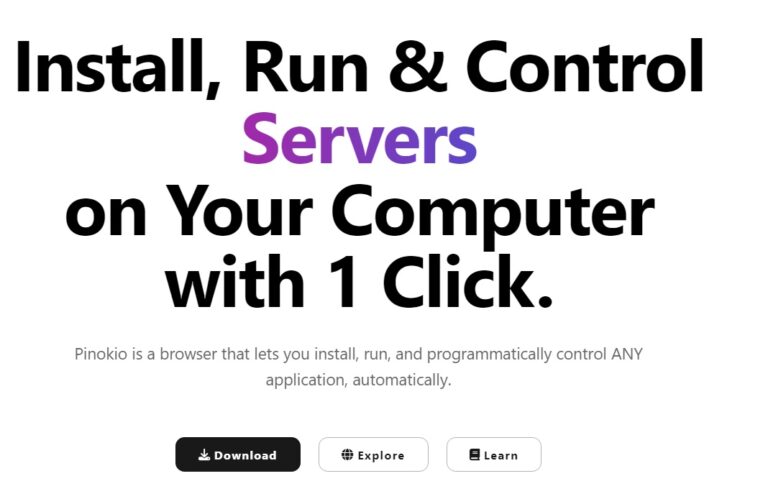 Pinokio AI Browser – Install AIs with Ease – AI Tools List – Saeed Ai Tools Pinokio AI Browser – Install AIs with Ease – AI Tools List – Saeed Ai Tools