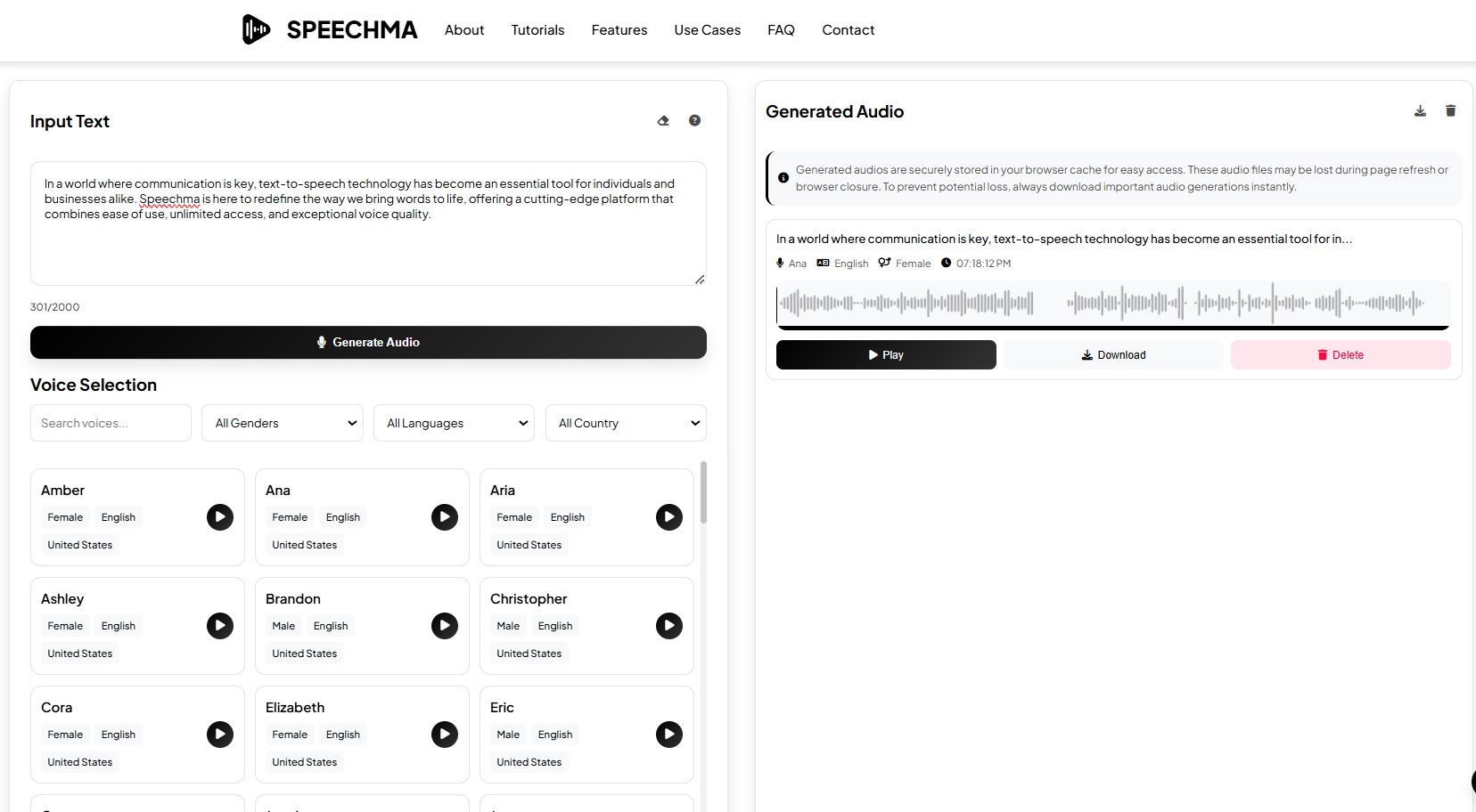 Text-to-Speech Solution Speechma AI – AI Tools List – Saeed Ai Tools